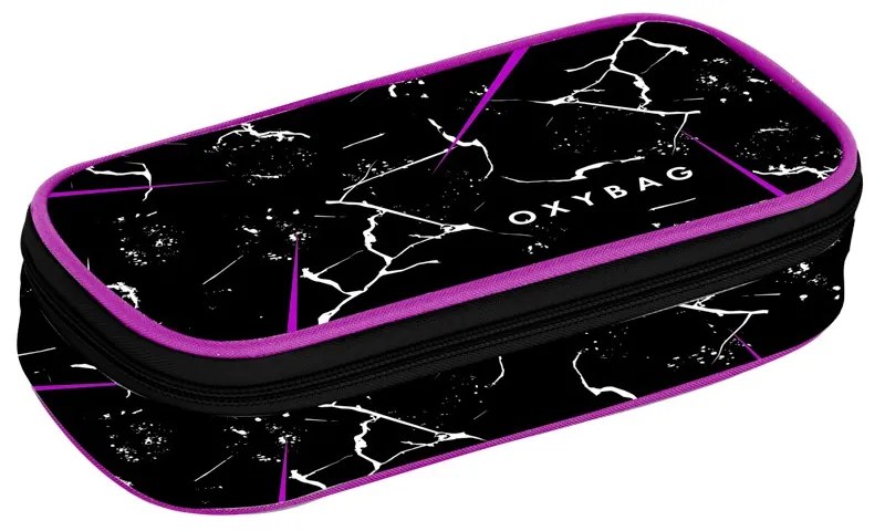 Oxybag Ombre - školní penál etue JUMBO Butterfly Electric girl