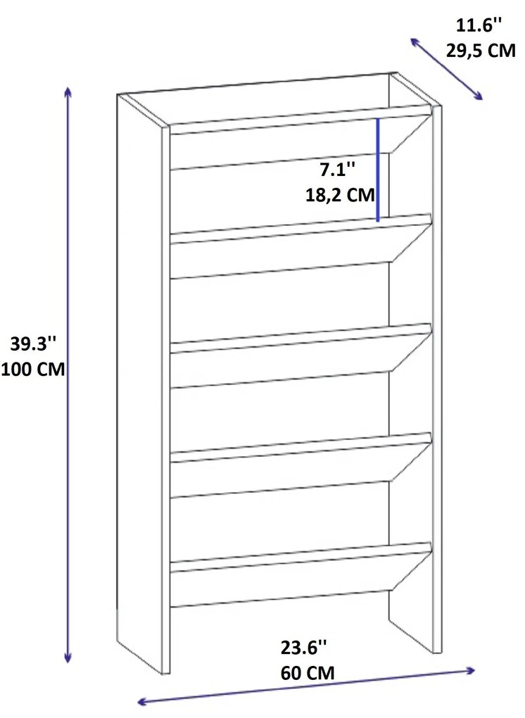Botník PYRGOS bílá