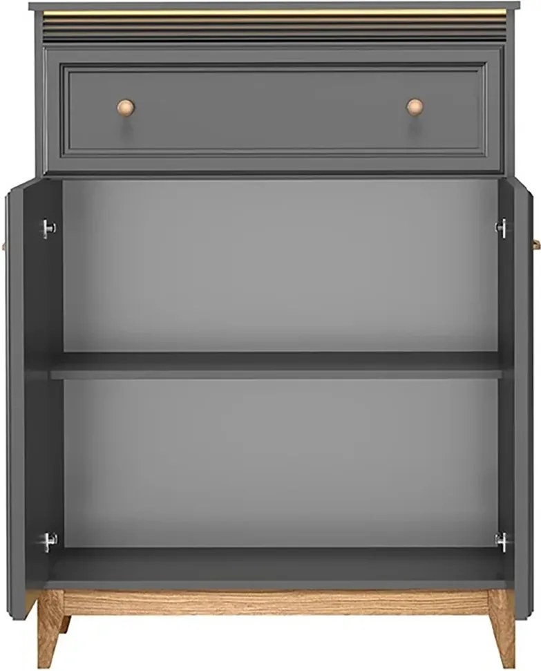 TERRA s | komoda TA-4 | 92 cm | šedá