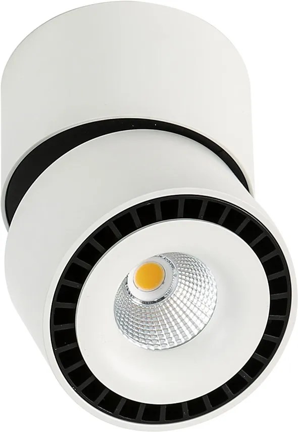 SLC7560 / 28W 3000K WH + BL ITALUX Sevilla Round Ceiling 3000K moderní povrchové bodové svítidlo 28W = 2350lm LED bílé světlo (3000K) IP20 Stropní bodovky