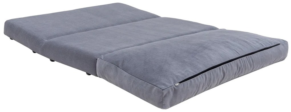 Designová rozkládací pohovka Wandella 120 cm šedá
