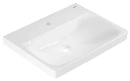 Grohe Euro Ceramic - Umyvadlo 60x47 cm, bez přepadu, otvor pro baterii, alpská bílá 102418SH00