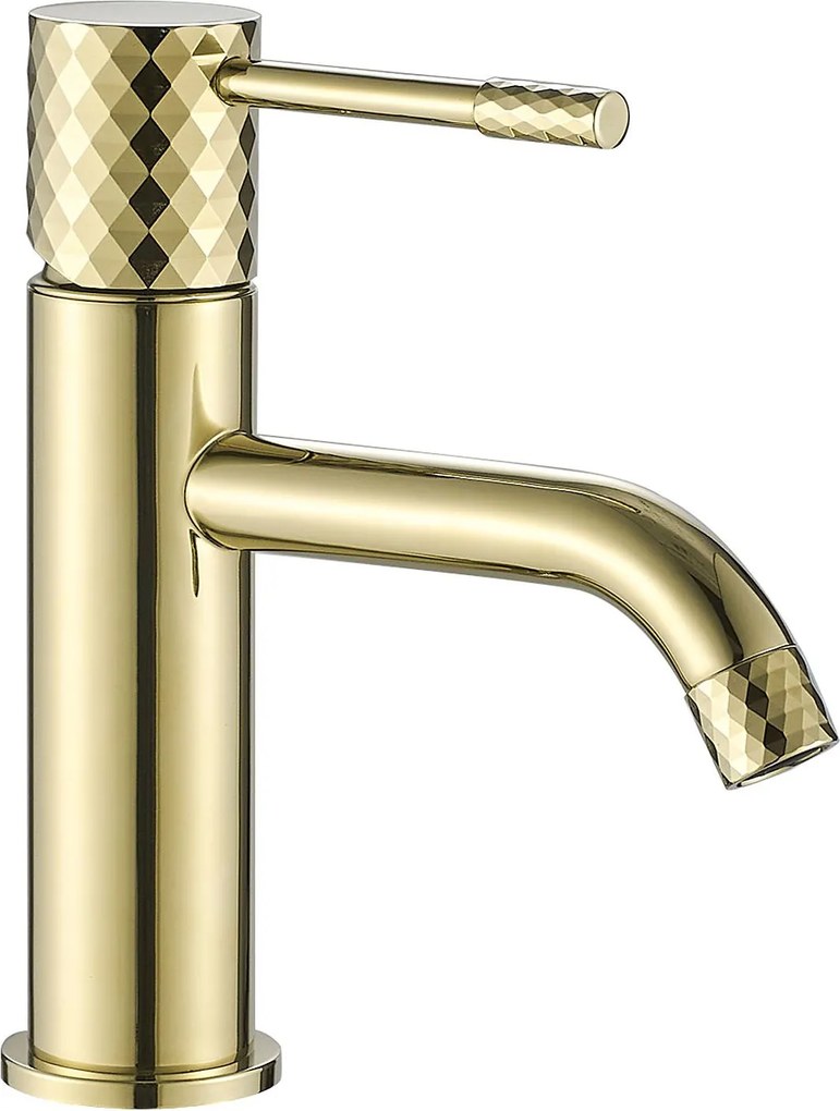 Rea Lungo Diamond, umyvadlová baterie h-185, zlatá lesklá, REA-B8993