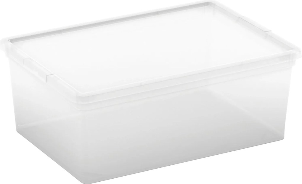 Kis Úložný box s víkem C Transparent S, 14 x 37 x 26 cm