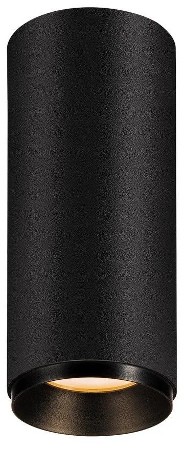 LA 1004410 NUMINOS® CL DALI S vnitřní LED přisazené stropní svítidlo černá/černá 2700 K 24° - BIG WHITE (SLV)