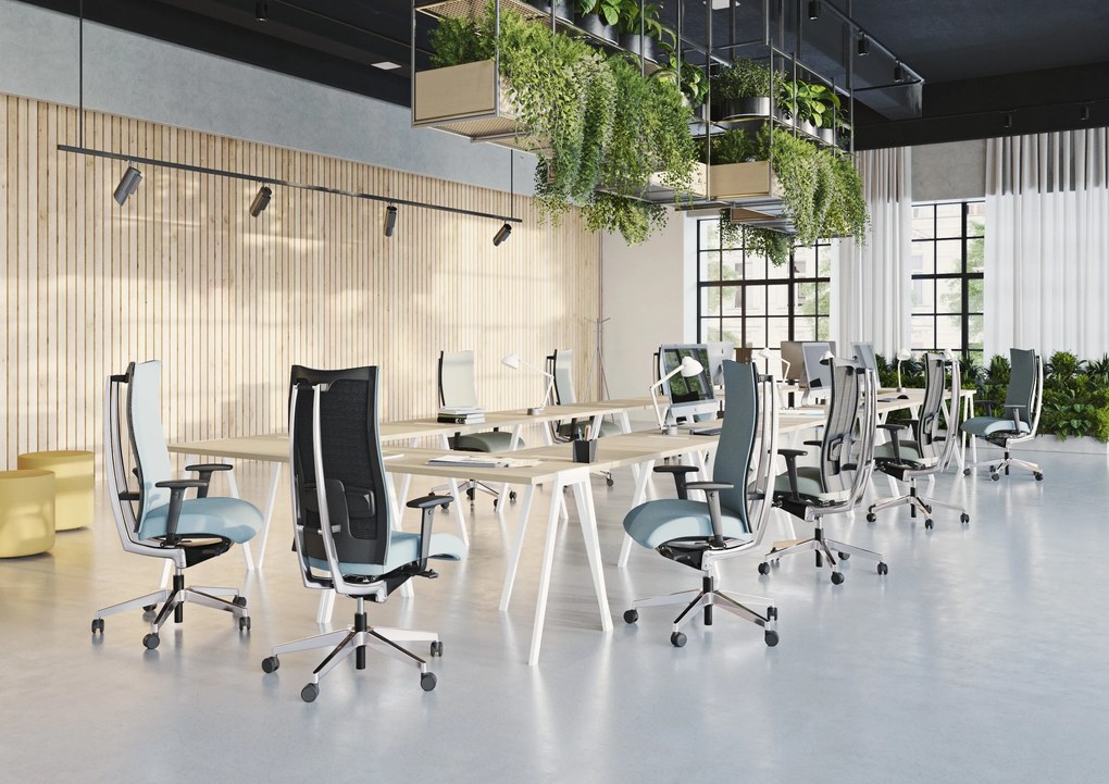 ProfiM - Kancelářská židle ACTION 100SFL s čalouněným opěrákem