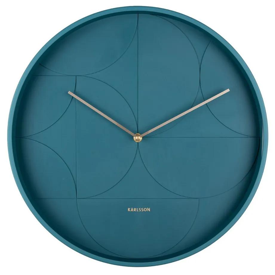 KARLSSON Nástěnné hodiny Echelon 40 × 4,5 cm