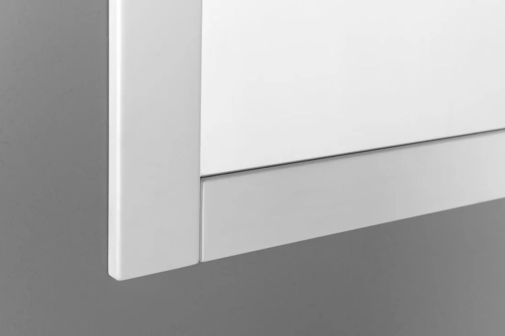 Aqualine Aqualine, FAVOLO zrcadlo v rámu 80x80cm, bílá mat, FV080
