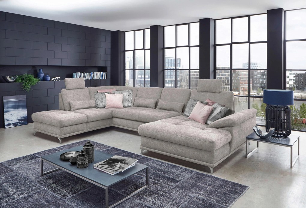 XXXLutz SEDACÍ SOUPRAVA, textil, barvy stříbra Sit & More - Sedací soupravy - 000144005526