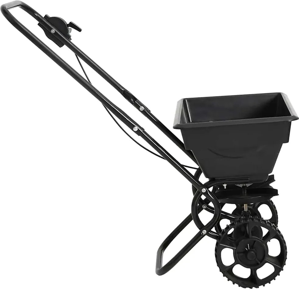 Ručně tlačené rozmetadlo soli PVC a ocel 80 x 46 x 75 cm 15 L 142965