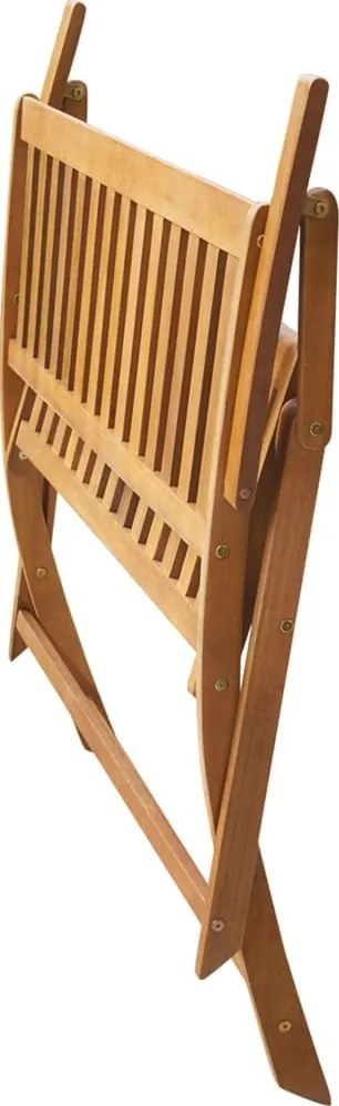 vidaXL Zahradní lavice s poduškou 120 cm masivní akáciové dřevo [3064262] Barva: krémová