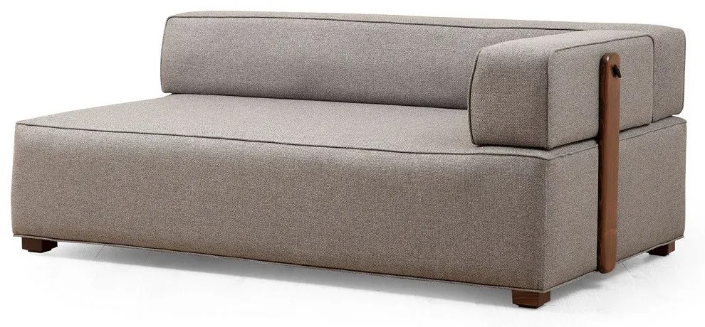 Designová rohová sedačka Galatea 360 cm šedá - levá