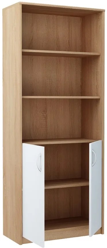 Casarredo Regál MAX 5 dub sonoma/bílá