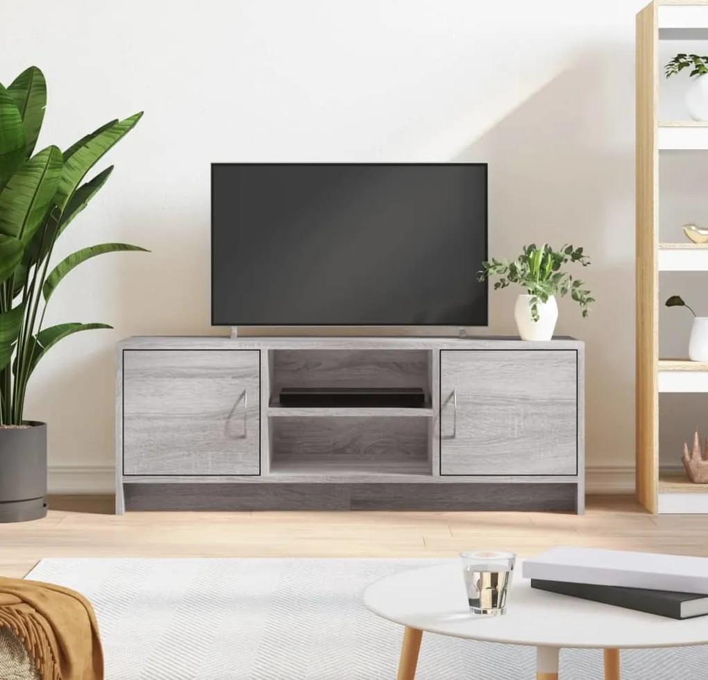 vidaXL TV skříňka 102x30x37,5 cm kompozitní dřevo [823256] Barva: Černá