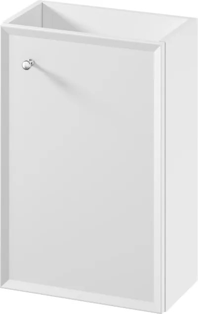 Cersanit Mille, závěsná WC skříňka 392x214x590 mm + keramické umyvadlo Como, bílá matná, S801-568
