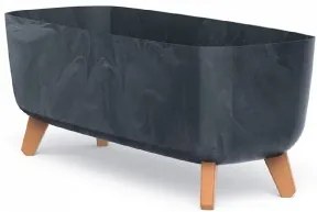 Nohelgarden Truhlík GRACIA CASE BETON samozavlažovací plast 58x24x24cm