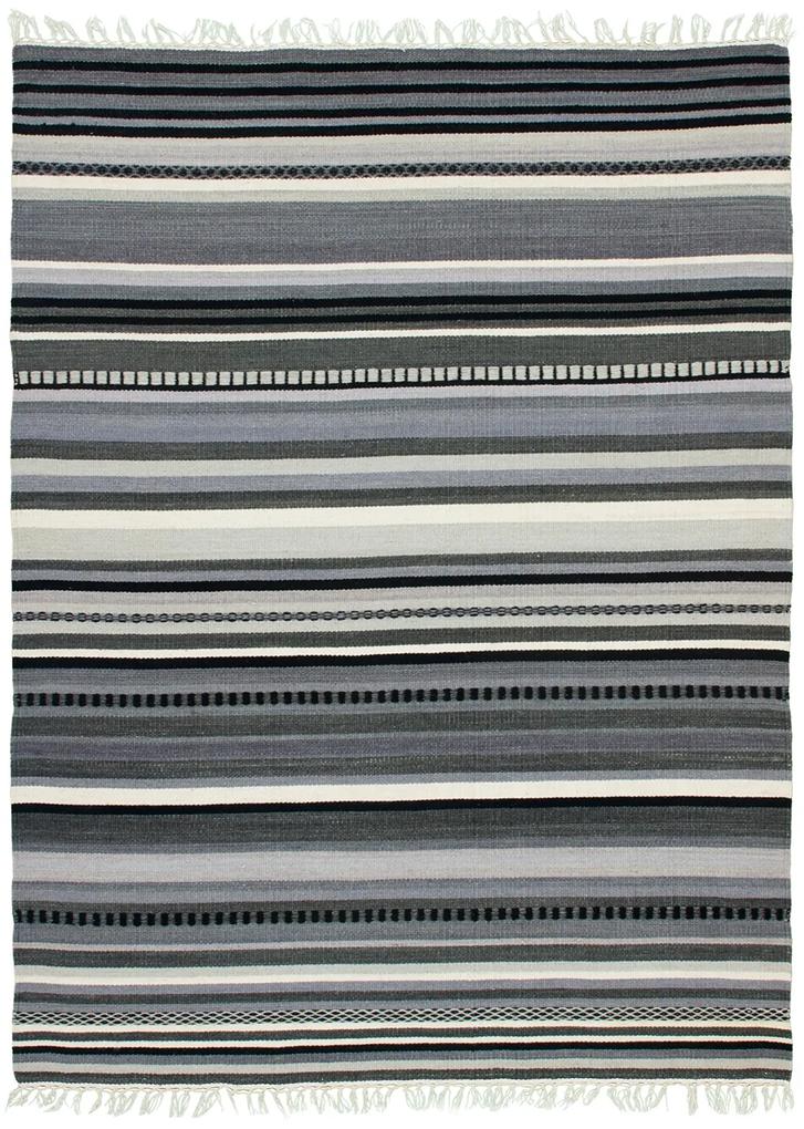 Obsession koberce Ručně tkaný kusový koberec KILIM 781 GREY - 120x170 cm