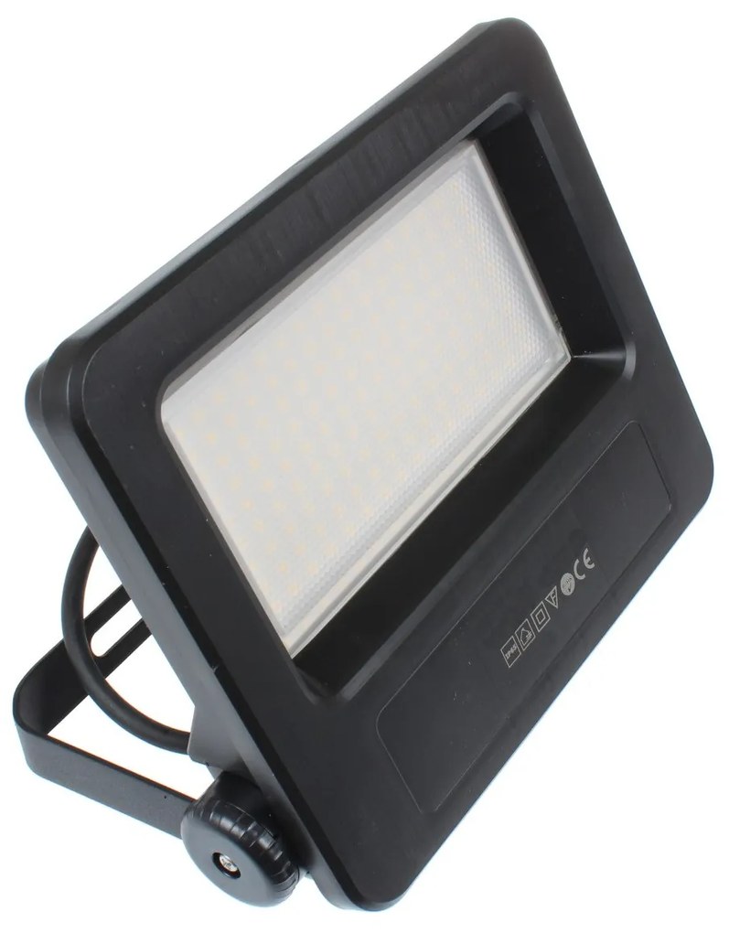 T-LED LED reflektor FB50W černý 50W Studená bílá