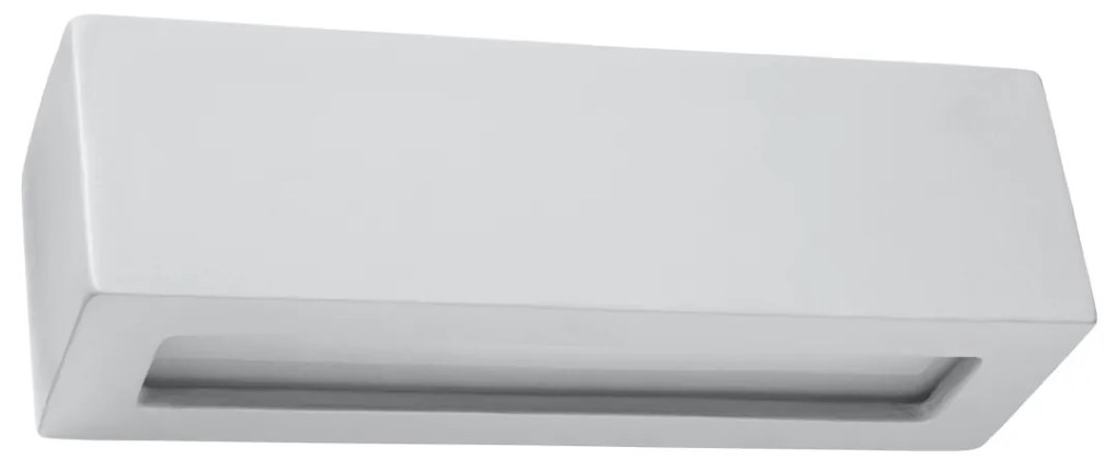 Sollux Lighting Nástěnné svítidlo keramické VEGA šedé