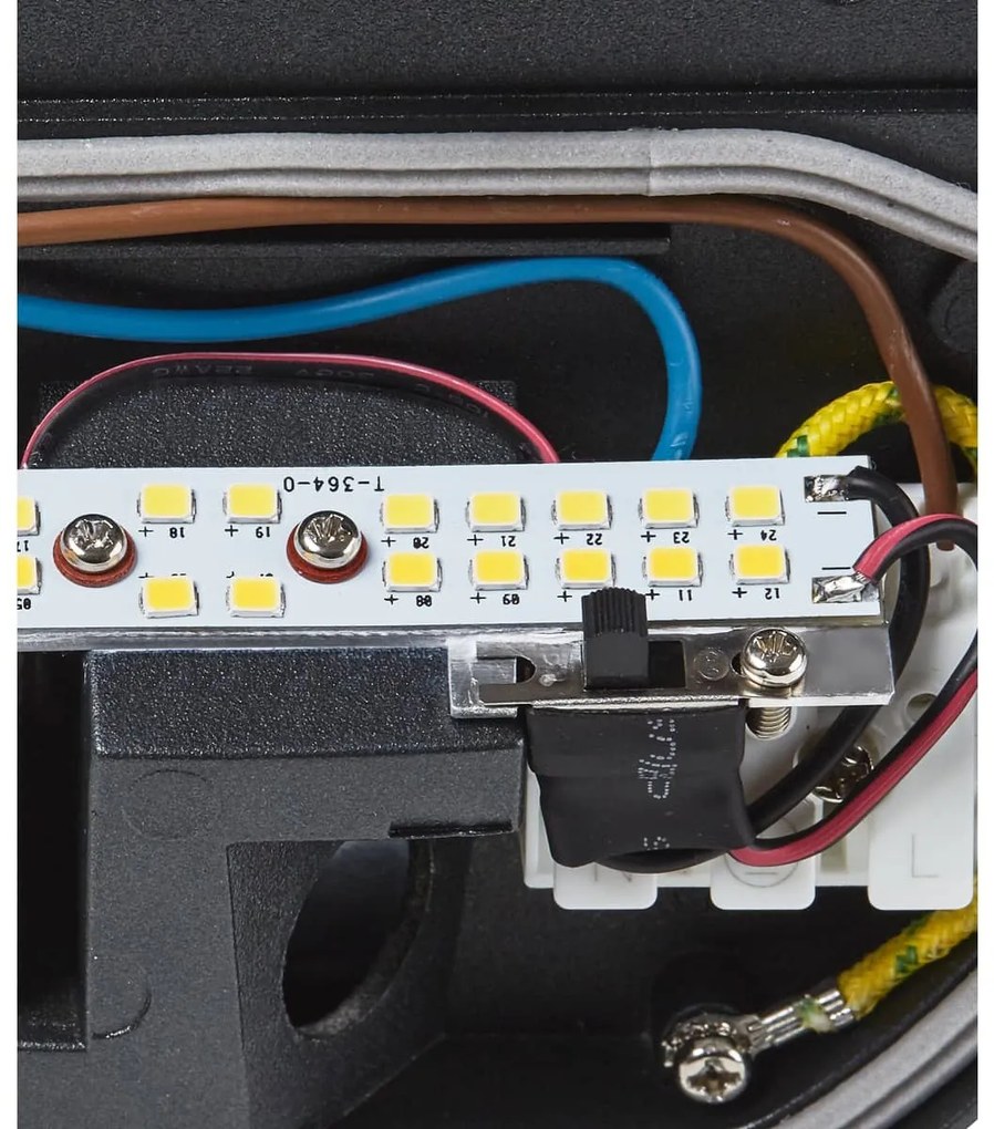 SLV 1002868 Downunder Out, kulaté venkovní svítidlo na stěnu, LED 4,5W 3000K, antracid, průměr 14cm, IP65