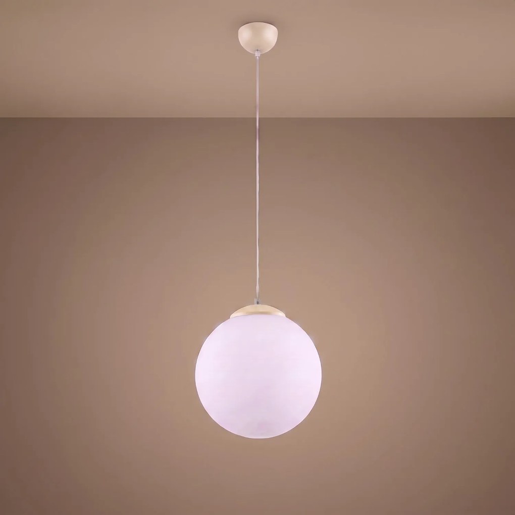 Sollux Lighting Závěsné svítidlo UGO 30 béžové