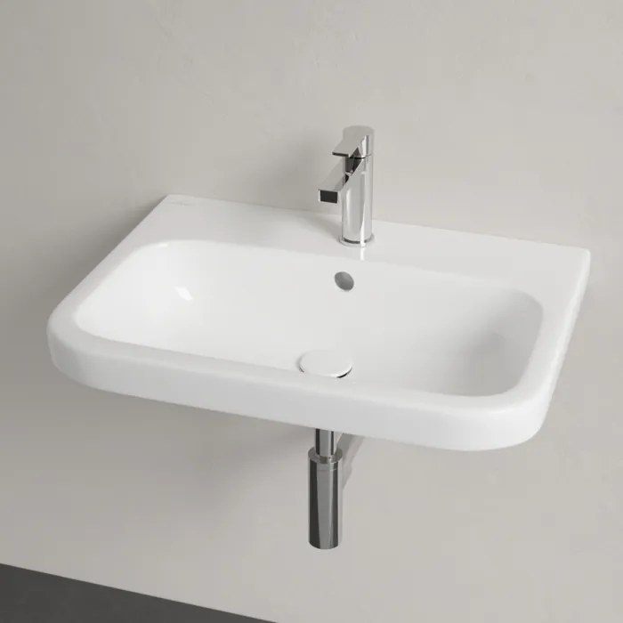 Villeroy & Boch ARCHITECTURA - Umyvadlo 650x470x180 mm, s přepadem, neleštěné, Bílá Alpin CeramicPlus 418865R1