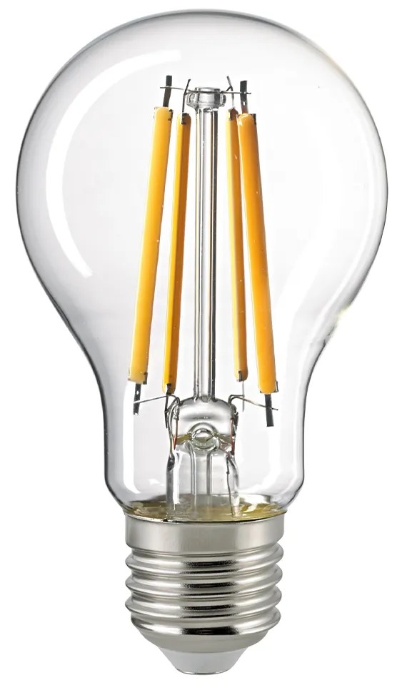 LED žárovka filament E27 7,5W, 806lm, Ra95, náhrada za 60W, 2700K, stmívatelná