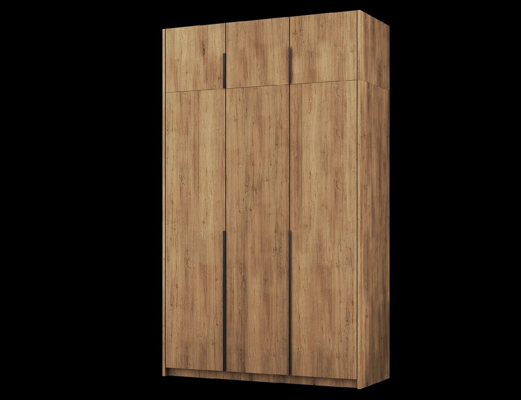 ADRK Furniture Bregma III skříň s nástavcem – otočná ADRK-W-BREG-150-AB