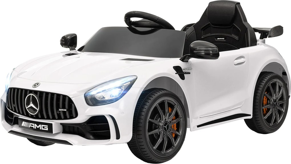 Dětské elektrické auto AIYAPLAY 12V s dálkovým ovládáním 2.4G, vozidlo pro děti s klaksonem, MP3, hudbou, měkkým startem a zpáteční funkcí 3-5 km/h, p