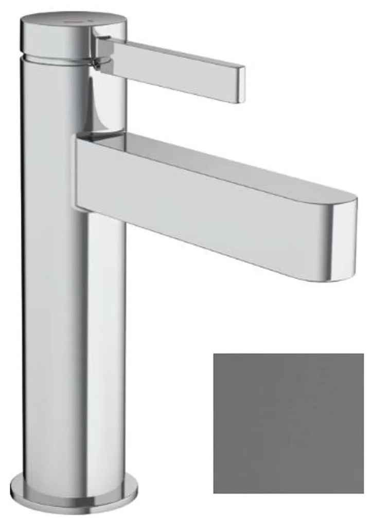 Hansgrohe Finoris - Umyvadlová baterie, s výpustí, CoolStart, EcoSmart, kartáčovaný černý chrom 76025340