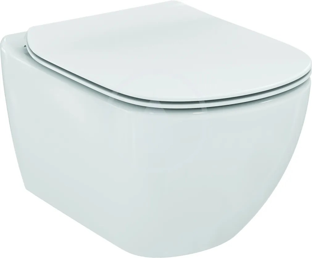 IDEAL STANDARD - Tesi Závěsné WC se sedátkem SoftClose, AquaBlade, bílá T354601