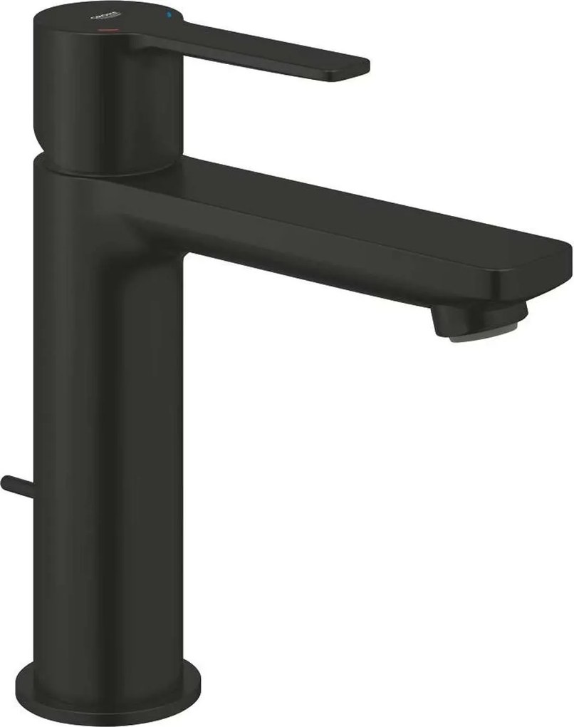 Grohe Lineare New - Umyvadlová baterie s výpustí, matná černá 321142431