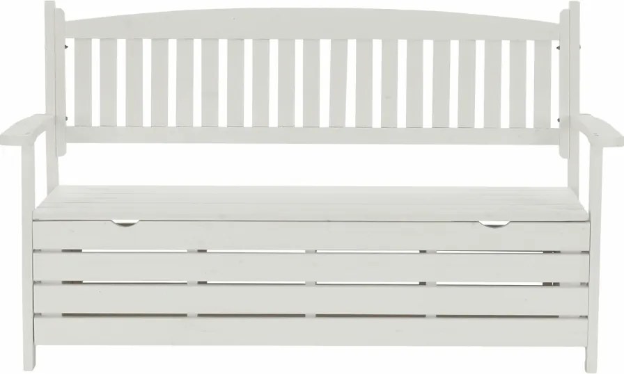 Zahradní lavička, bílá, 150cm, AMULA