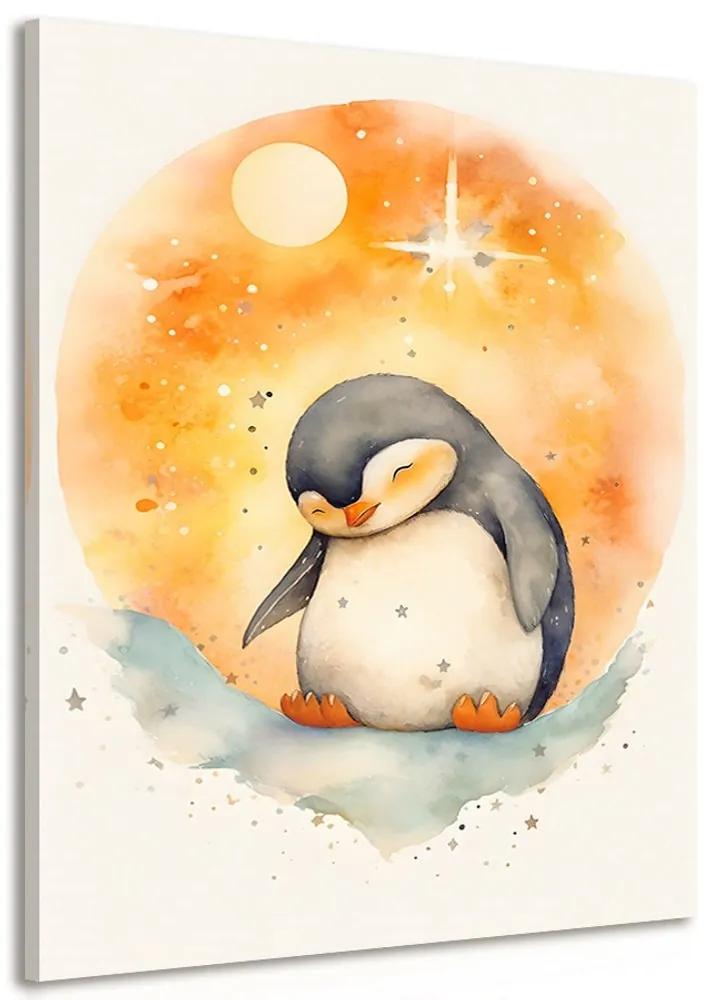 Obraz zasněný tučňáček - 60x90