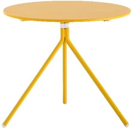 Stůl Nolita 5453 Ø 60 cm, žlutá