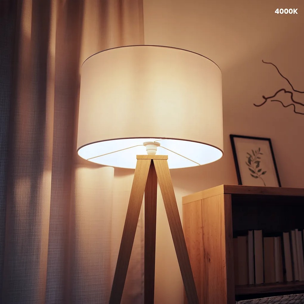 LED žárovka E27 neutrální 4000k 7w 600 lm svíčka