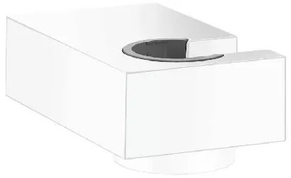 Hansgrohe - Nástěnný držák sprchy Porter E, matná bílá 28387700