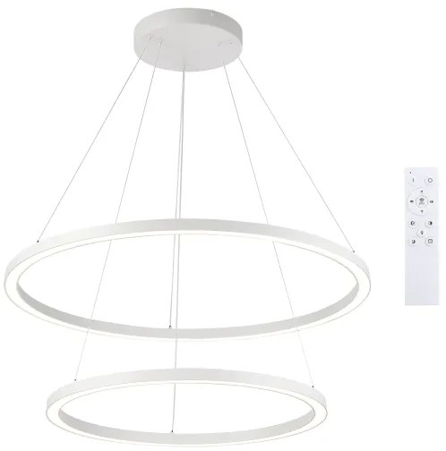 Brilagi - LED Stmívat. lustr na lanku PORTOFINO LED/98W/230V pr. 80 cm bílá +DO