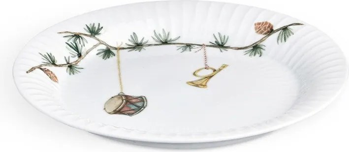 Bílý dezertní porcelánový talíř s vánočním motivem ø 19 cm Hammershøi Christmas – Kähler Design