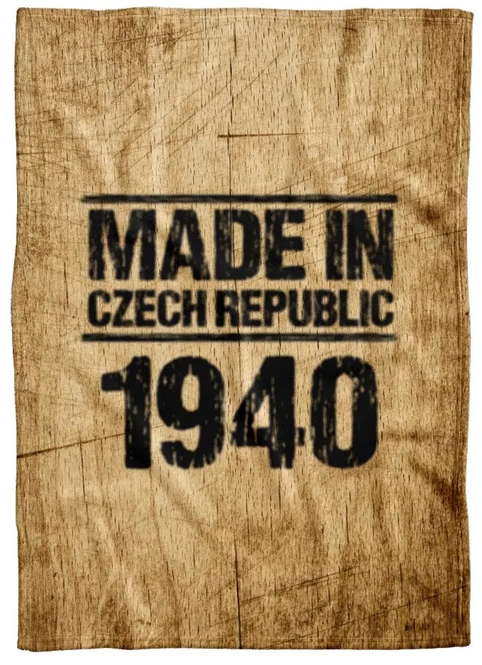 Deka Made In (rok: 1940, Podšití beránkem: NE)