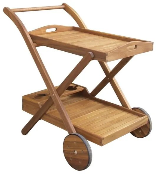 Zahradní servírovací vozík z akáciového dřeva ADDU Henderson