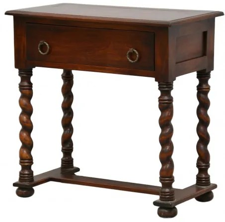 Bramble Furniture Stolek Regency Side Table, mahagonový odstín