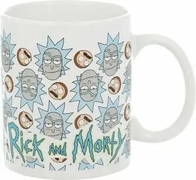 STOR Hrneček keramický 325 ml Rick Morty Faces