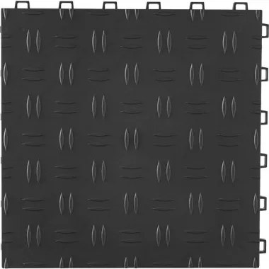 Garážové dlaždice zámkové, 30,5 × 30,5 × 1,3 cm – JQ-3050BK