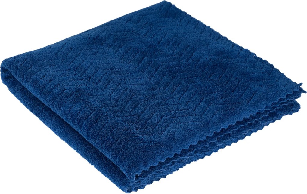 Sinsay - Sada ručníků s plastickým vzorem 2 pack - námořnická modrá