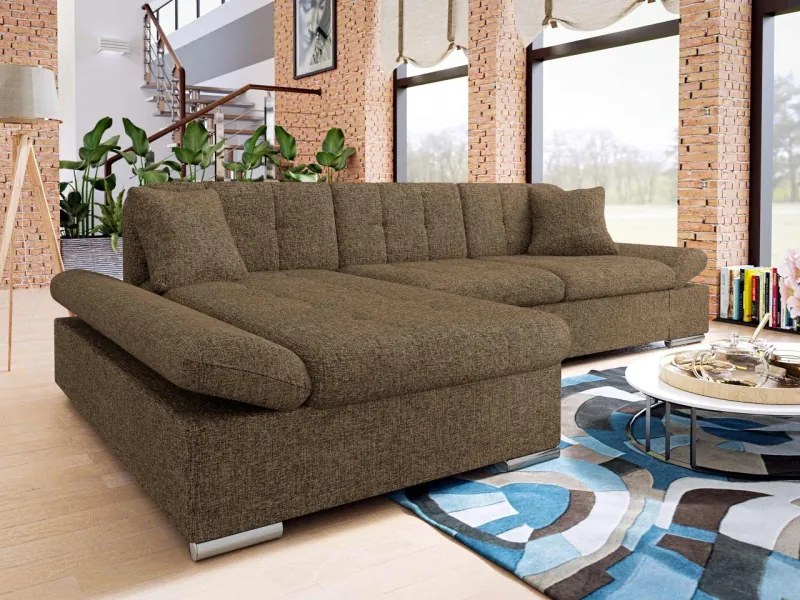 Rohová sedací souprava Magnir, Potah: Lux 06 + Lux 06 + Lux 05, Strana: pravá
