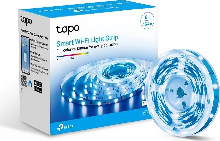 Chytrý LED pásek TP-Link Tapo L920-5 5m, 20.5W, 230V, přes IP 2,4GHz, stmívatelný [524201]