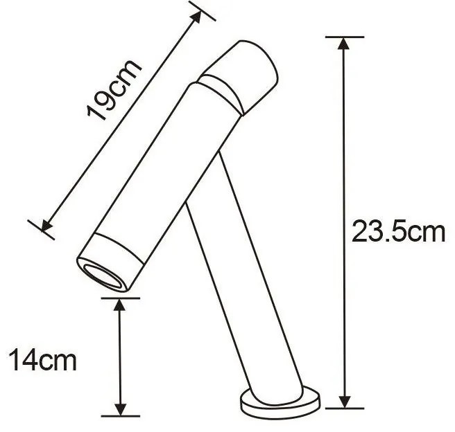 Mexen Astro umyvadlová baterie, černá, 746900-70