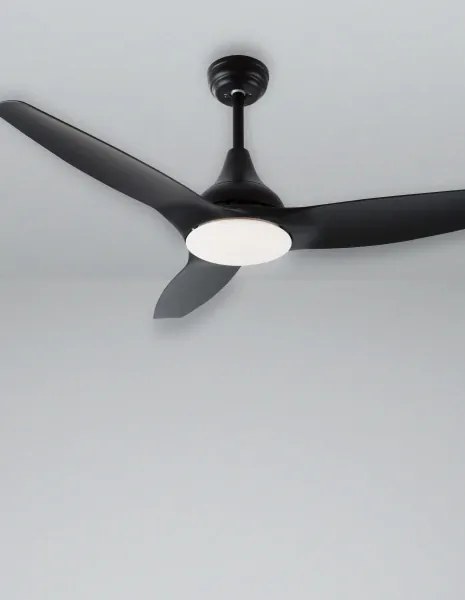 Stropní ventilátor Samoa 12.2 černé s dálkovým ovládáním