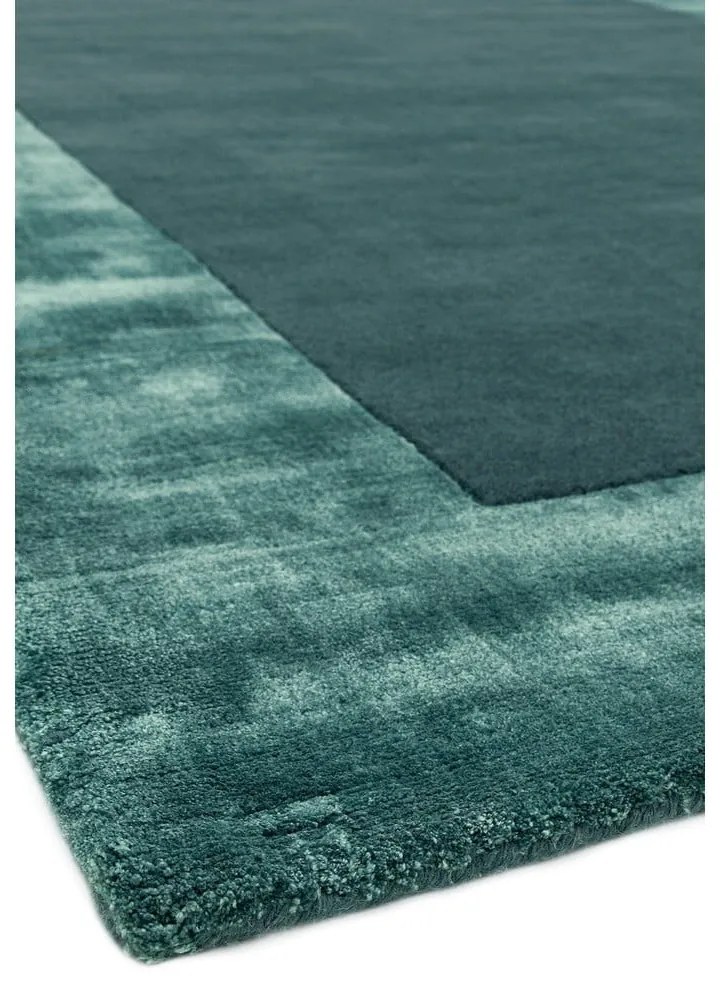 Ručně tkaný koberec s příměsí vlny v petrolejové barvě 120x170 cm Ascot – Asiatic Carpets